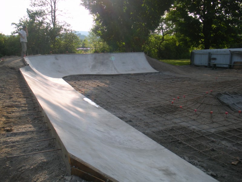 Concrete Skate park skateboard | Parker Construction, Inc